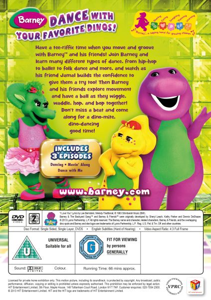 Barney: Dance with Barney DVD | Zavvi