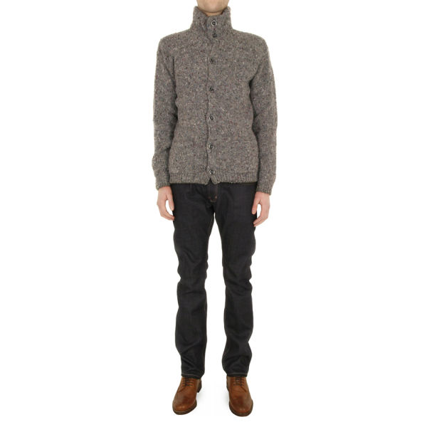 Howlin' by Morrison Men's Sly Cardigan - Dark Grey - Free UK Delivery ...