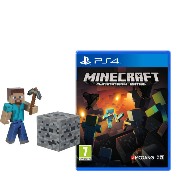 Minecraft PS4 with Steve Model PS4 | Zavvi.com
