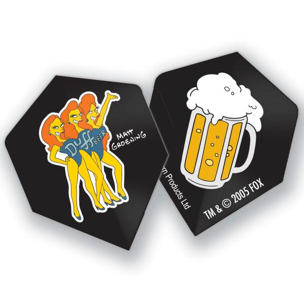 The Simpsons Duff Beer Dart Flights Iwoot