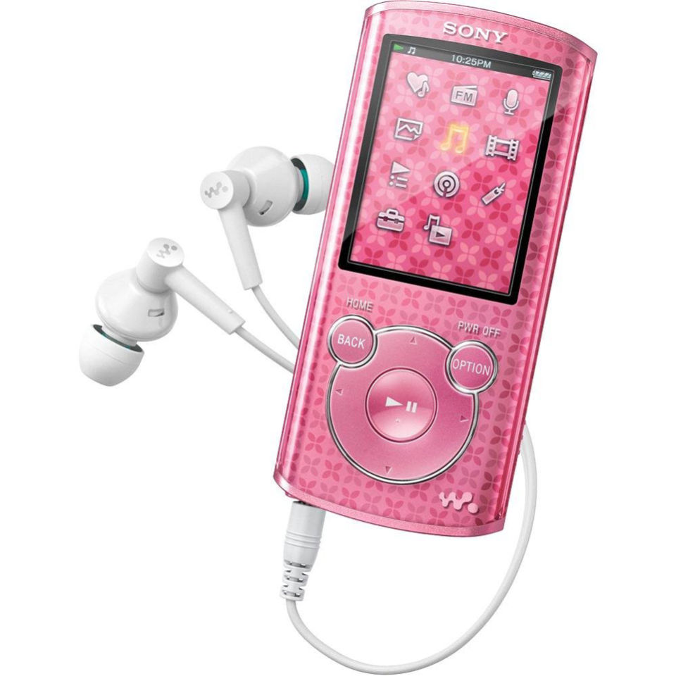 Sony 8Gb MP3 Player - Pink Electronics | Zavvi
