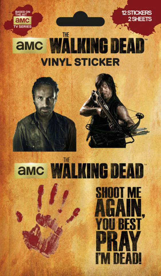 The Walking Dead Vinyl - Sticker Pack Merchandise - Zavvi UK