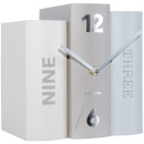 Karlsson Book Table Clock - Basics Paper - IWOOT UK