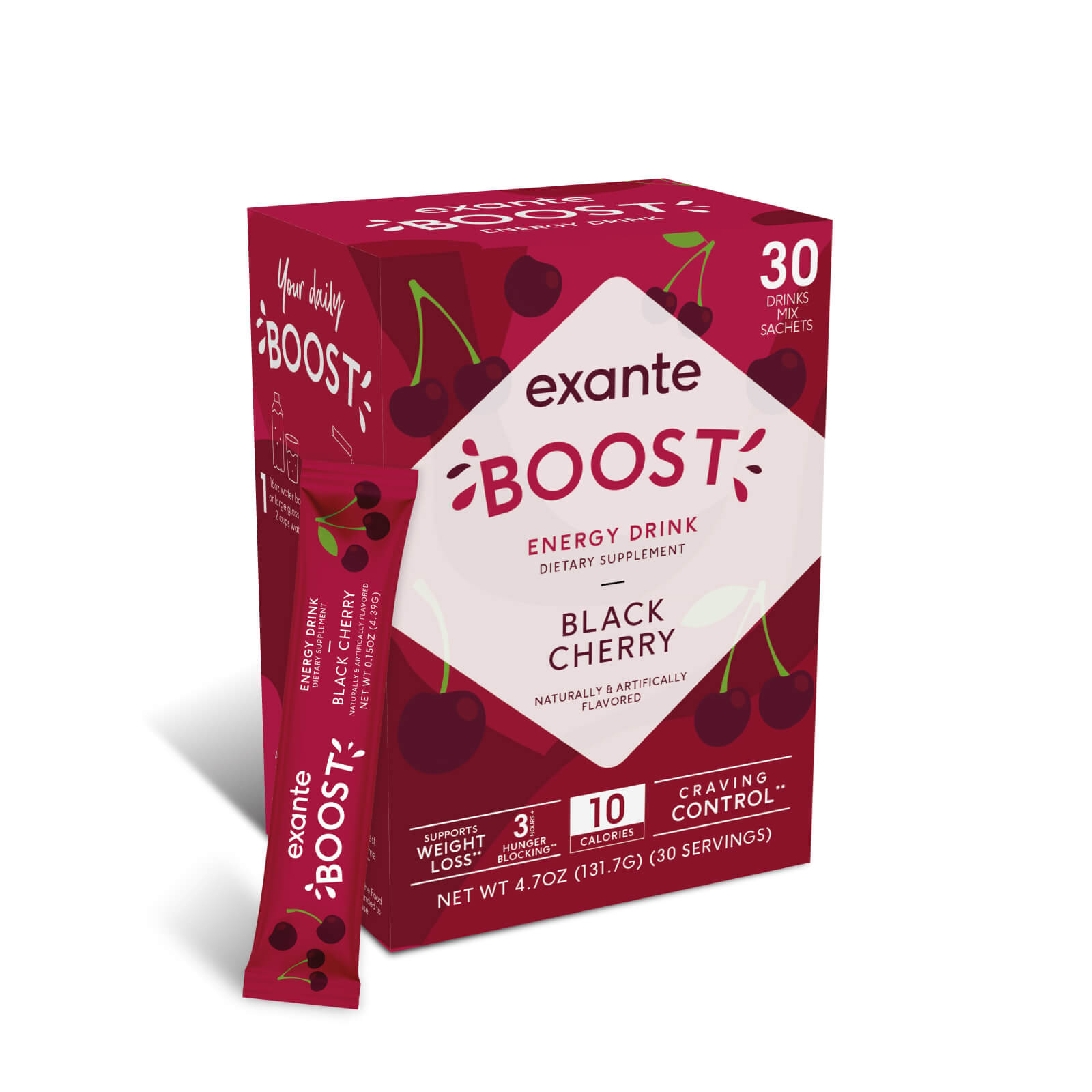 exante BOOST | Black Cherry | 30 Servings