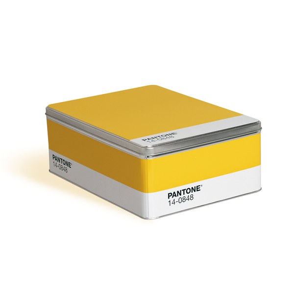 Seletti Pantone 14-0848 Mimosa Metal Storage Box | IWOOT