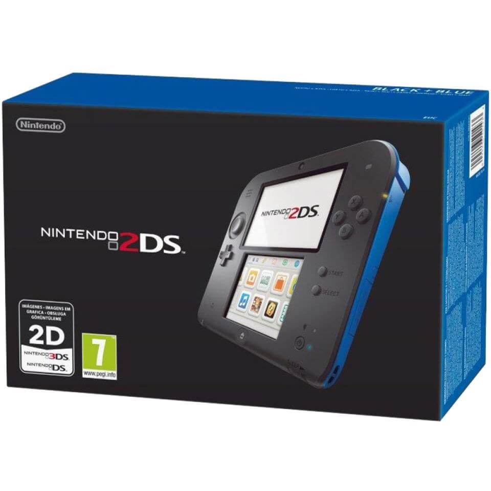 Nintendo 2DS Console (Black + Blue) | Nintendo Official UK Store