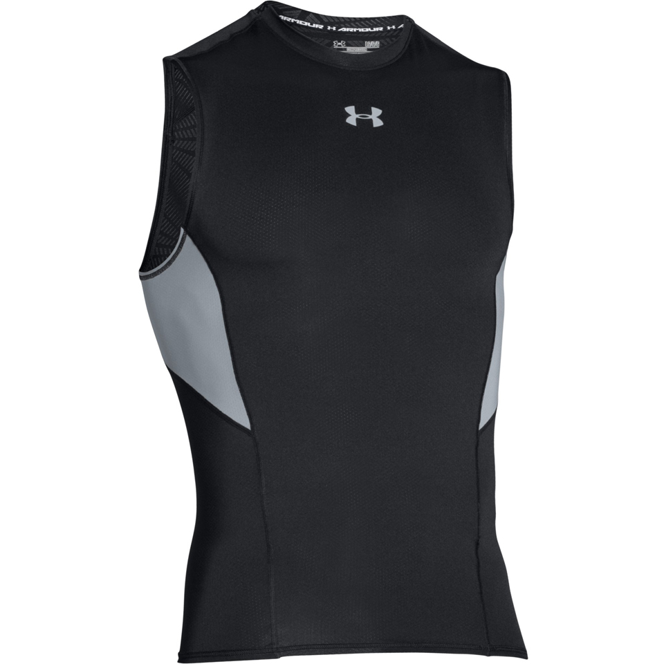 Under Armour Men's HeatGear CoolSwitch Compression Tank Top - Black ...