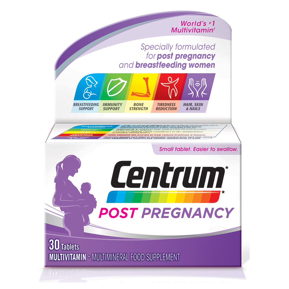 Centrum Post-Pregnancy Tablets (30 Tablets) | Buy Online | Mankind