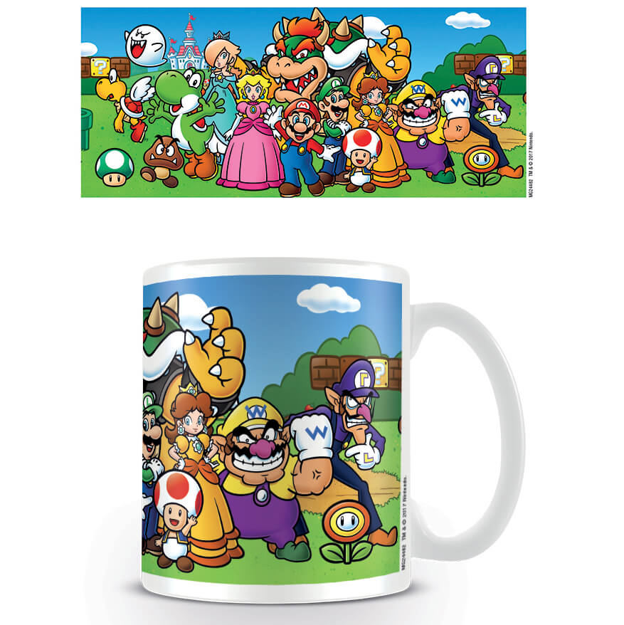 Super Mario Coffee Mug (Characters) Traditional Gifts - Zavvi UK