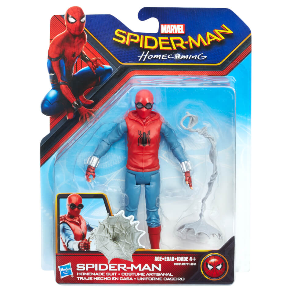 Hasbro Spider Man Homecoming Action Figure Homemade Suit Spider Man hasbro-spider-man-homecoming-action-figure-homemade-suit-spider-man