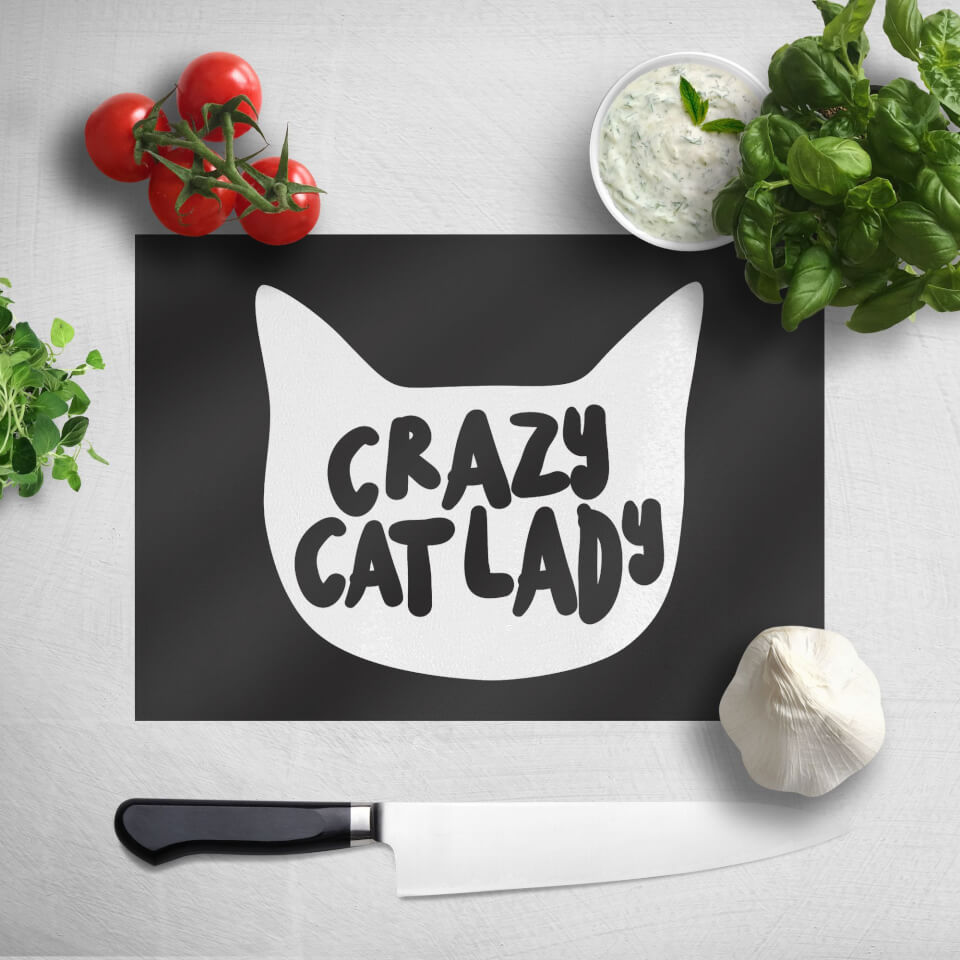 Crazy Cat Lady Chopping Board - IWOOT UK