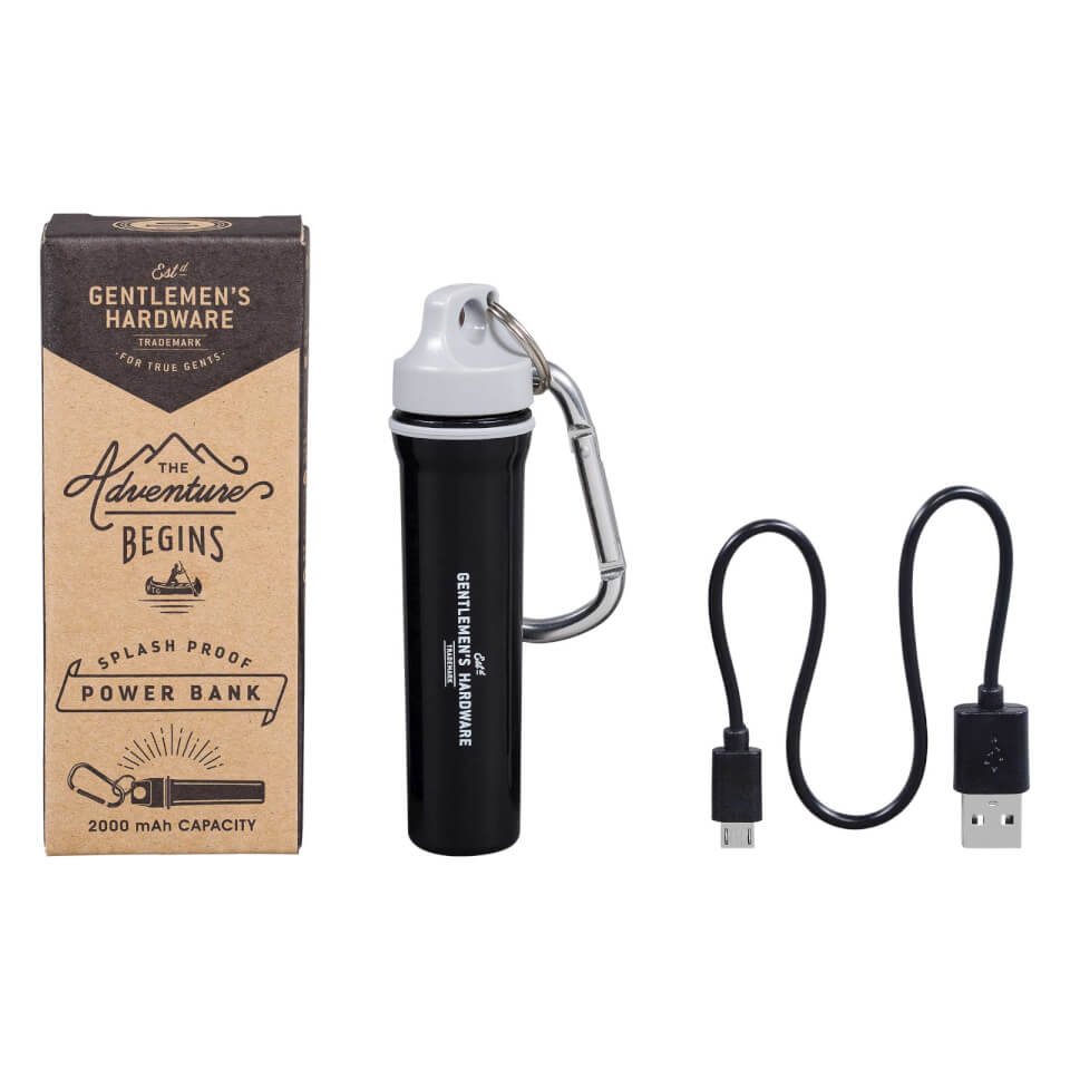 Gentlemen's Hardware Splash Proof Power Bank - IWOOT UK