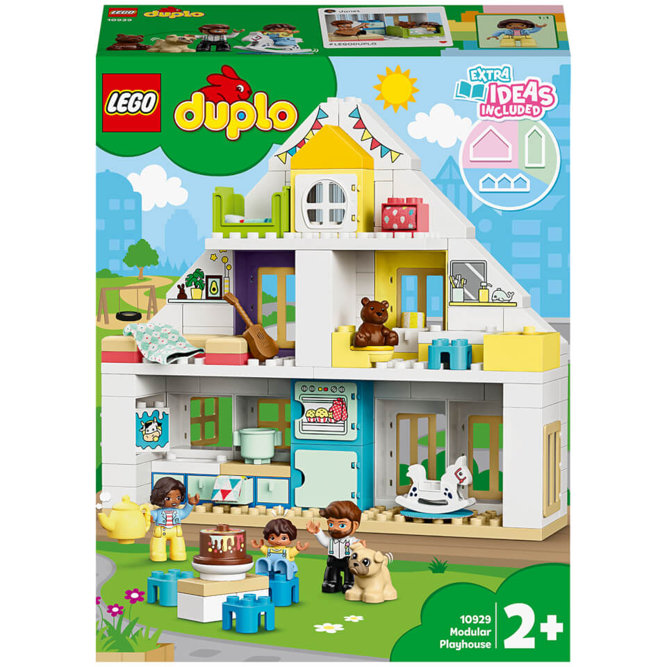LEGO DUPLO Town: Modular Playhouse 3in1 Building Set (10929) Toys ...